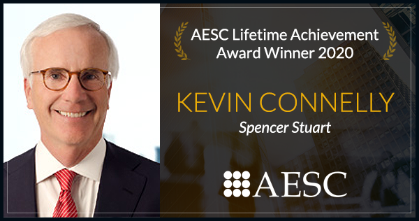 Kevin Connelly, AESC Lifetime Achievement Award Winner 2020 | AESC